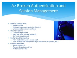 Owasp Top 10-2013 | PPT