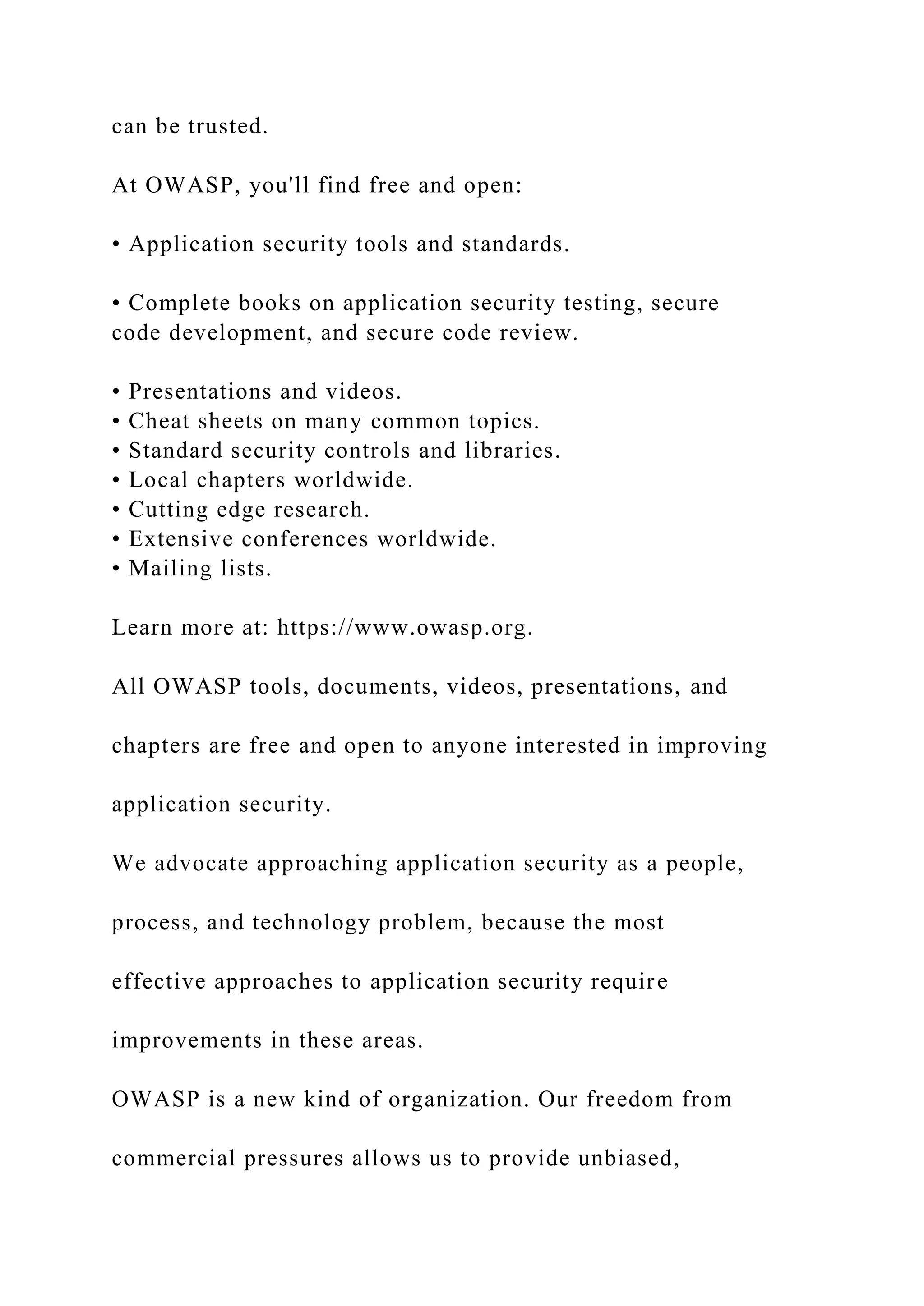 Owasp Top 10 2017the Ten Most Critical Web Application Sec Docx