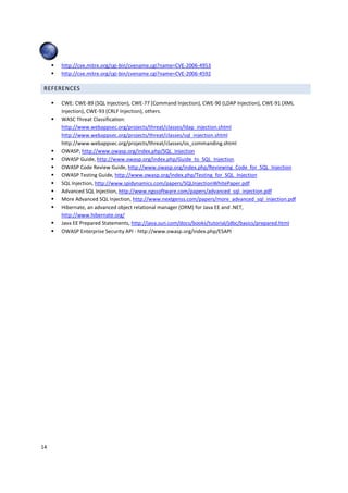 OWASP Top 10 2007 for JavaEE | PDF