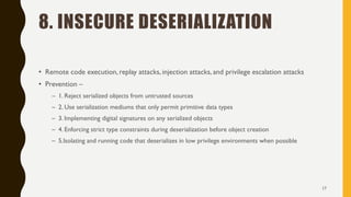 OWASP Top 10 2017 | PPT