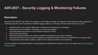 OWASP Top 10 2021 Presentation (Jul 2022) | PPTX
