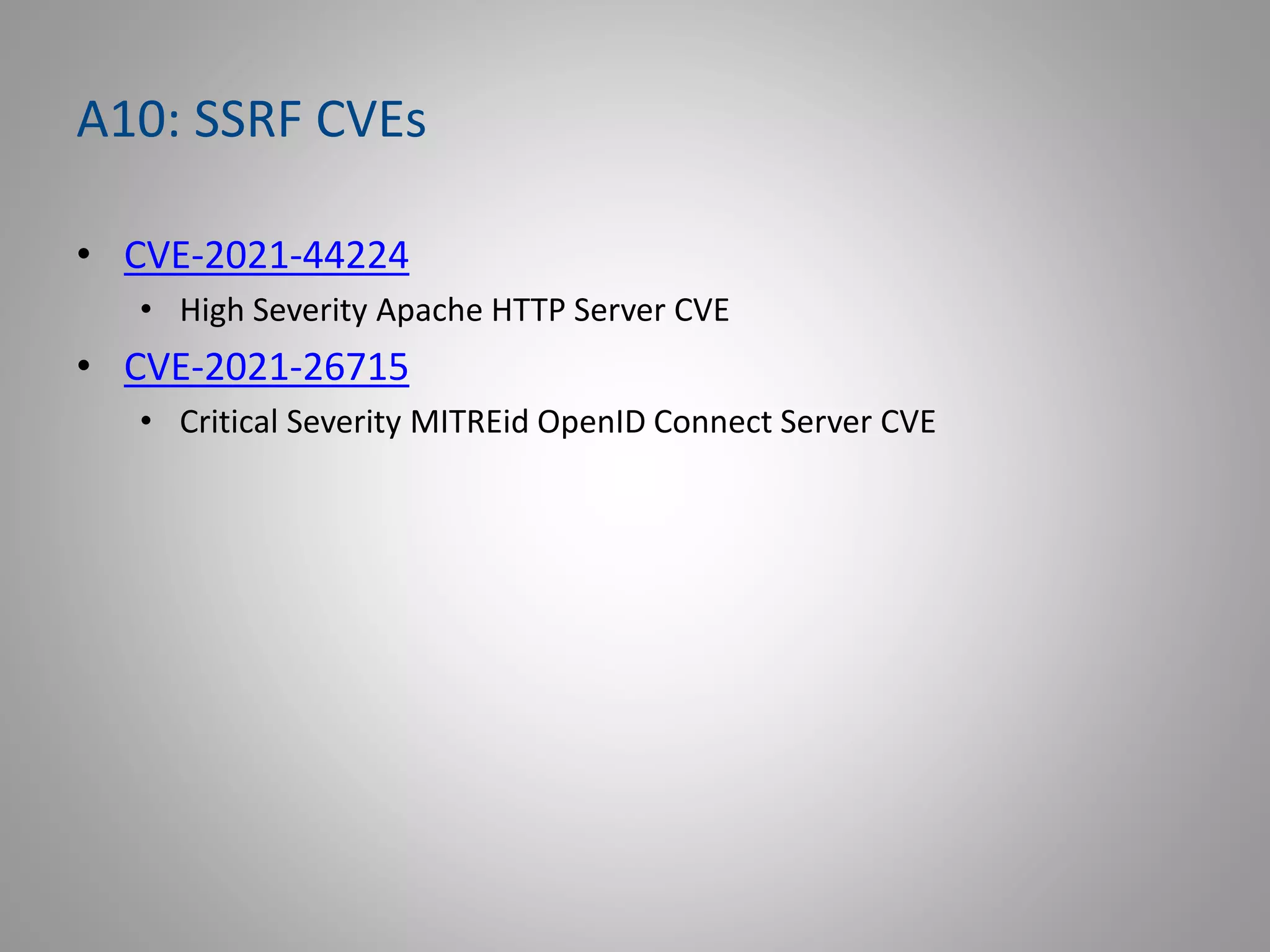 OWASP Top 10 2021 What's New | PPTX