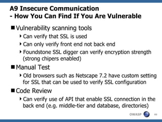 OWASP Top 10 And Insecure Software Root Causes | PPT