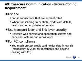 OWASP Top 10 And Insecure Software Root Causes | PPT