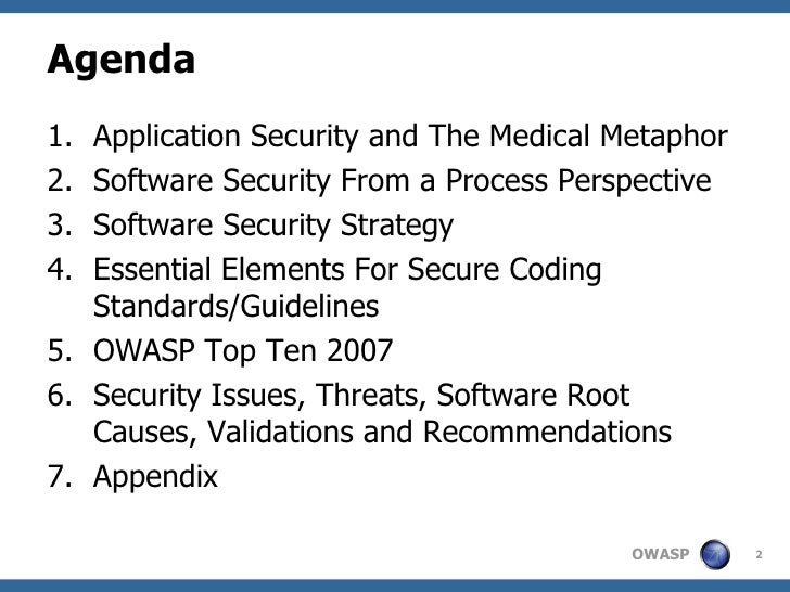 OWASP Top 10 And Insecure Software Root Causes