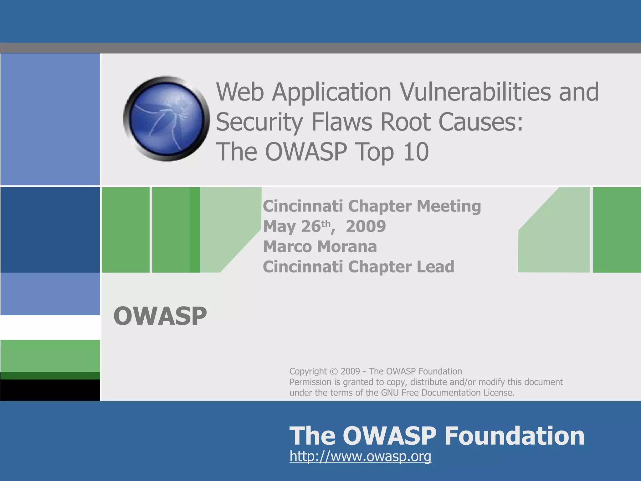 Owasp Top 10 And Security Flaw Root Causes | PPT | Web Development | Internet