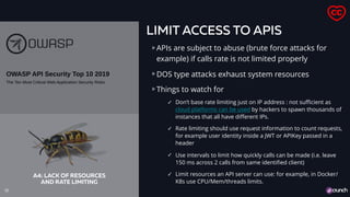 OWASP API Security Top 10 Examples | PDF