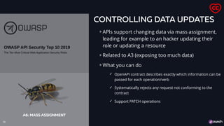 OWASP API Security Top 10 Examples | PDF