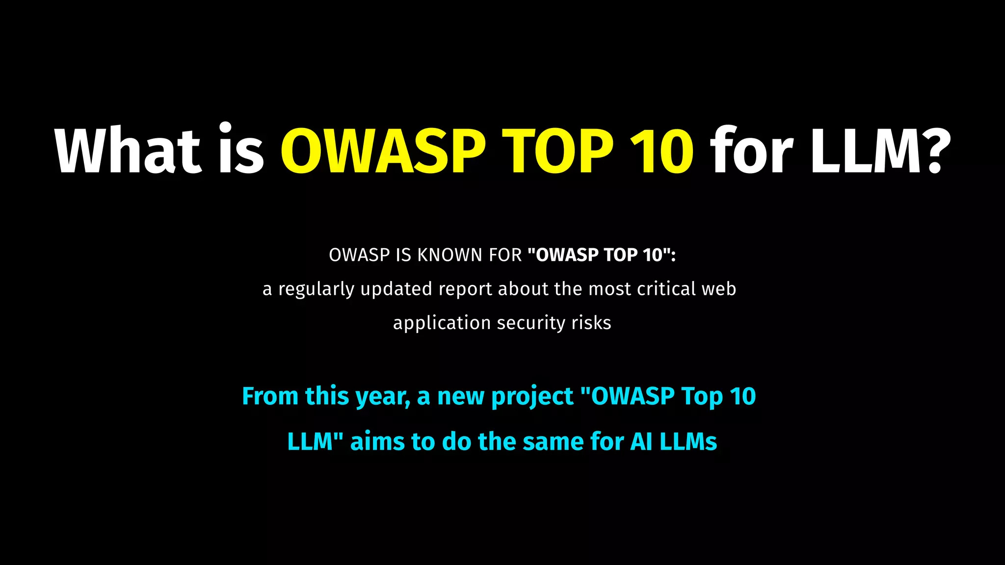 OWASP TOP 10 LLM - Hands-on Workshop [Stefano Amorelli - Tallinn BSides 2023] | PDF