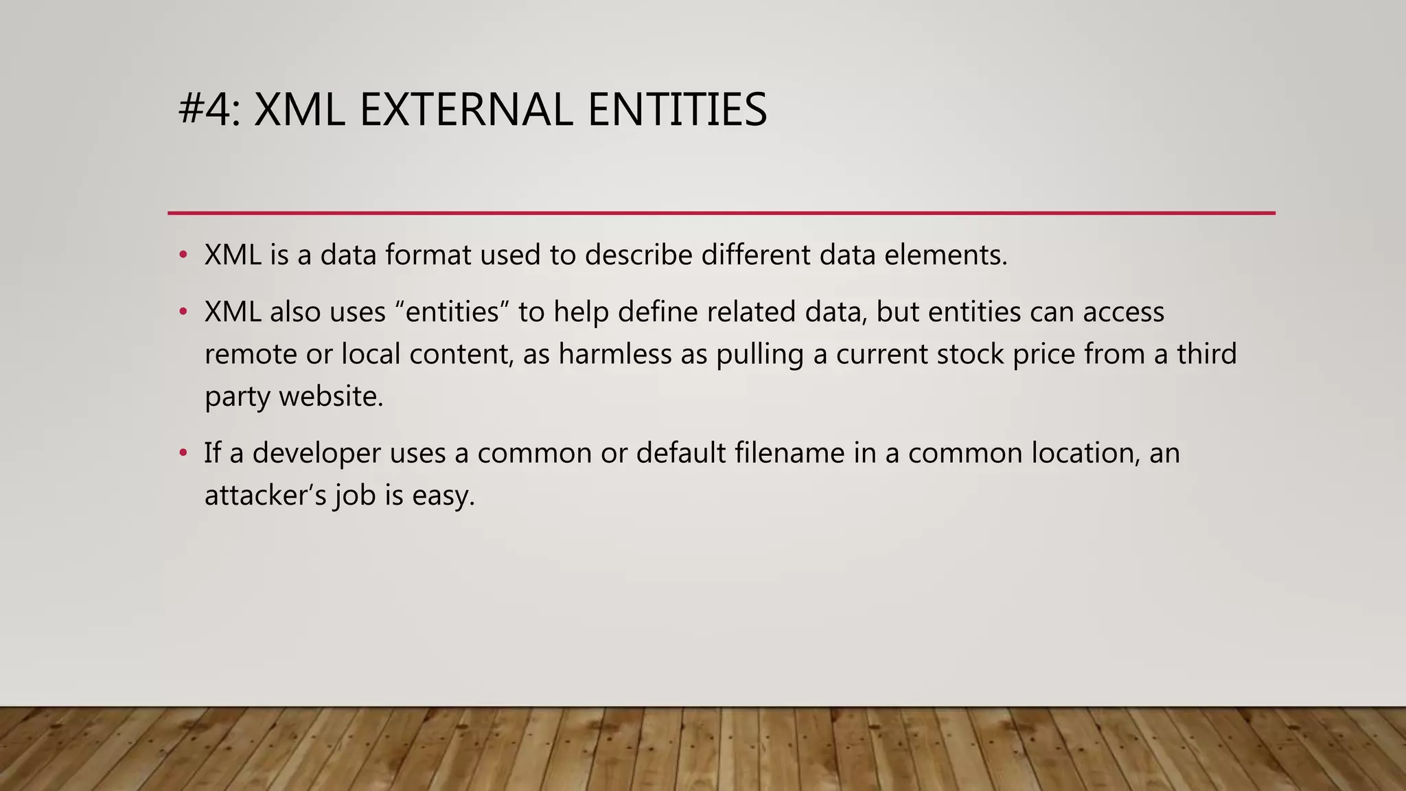 Owasp top 10 vulnerabilities | PPTX