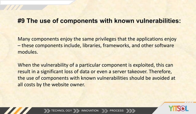 Owasp Top 10 Vulnerabilities List | PPTX