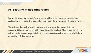 Owasp Top 10 Vulnerabilities List | PPTX