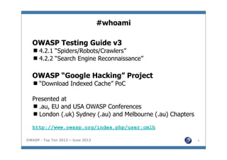 OWASP Top Ten | PPT