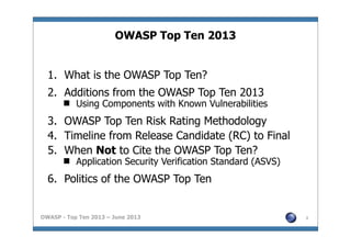 OWASP Top Ten | PPT