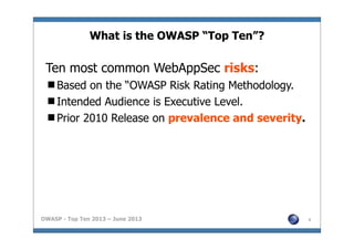 OWASP Top Ten | PPT