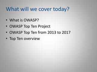 OWASP Top Ten 2017 | PPTX