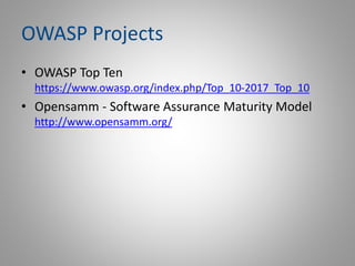 OWASP Top Ten 2017 | PPTX