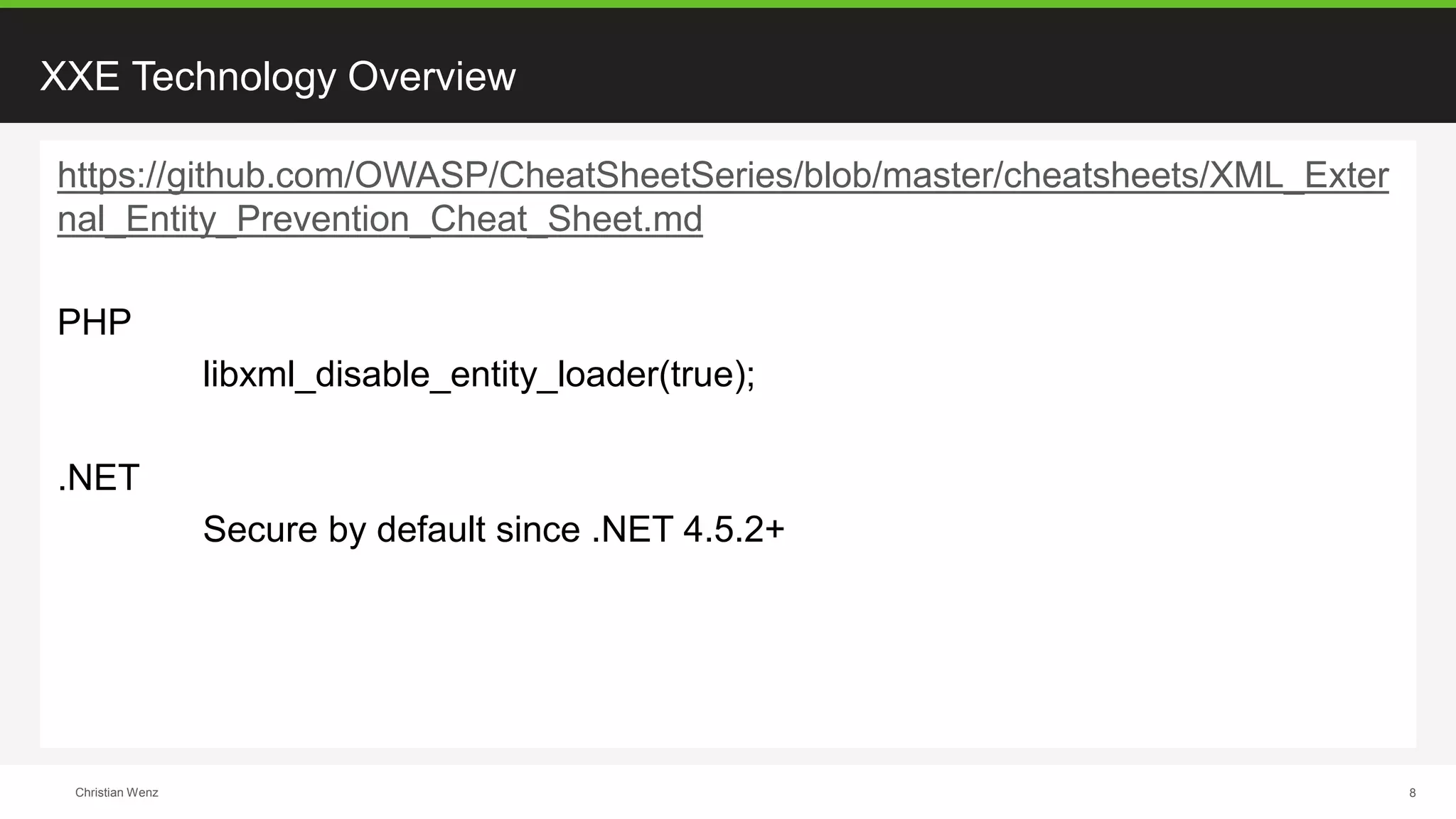 OWASP Top Ten 2017 | PPTX | Web Development | Internet