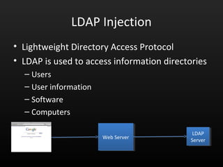 Owasp Top 10 A1: Injection | PPTX
