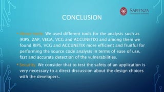 Owasp v8 analysis | PPTX