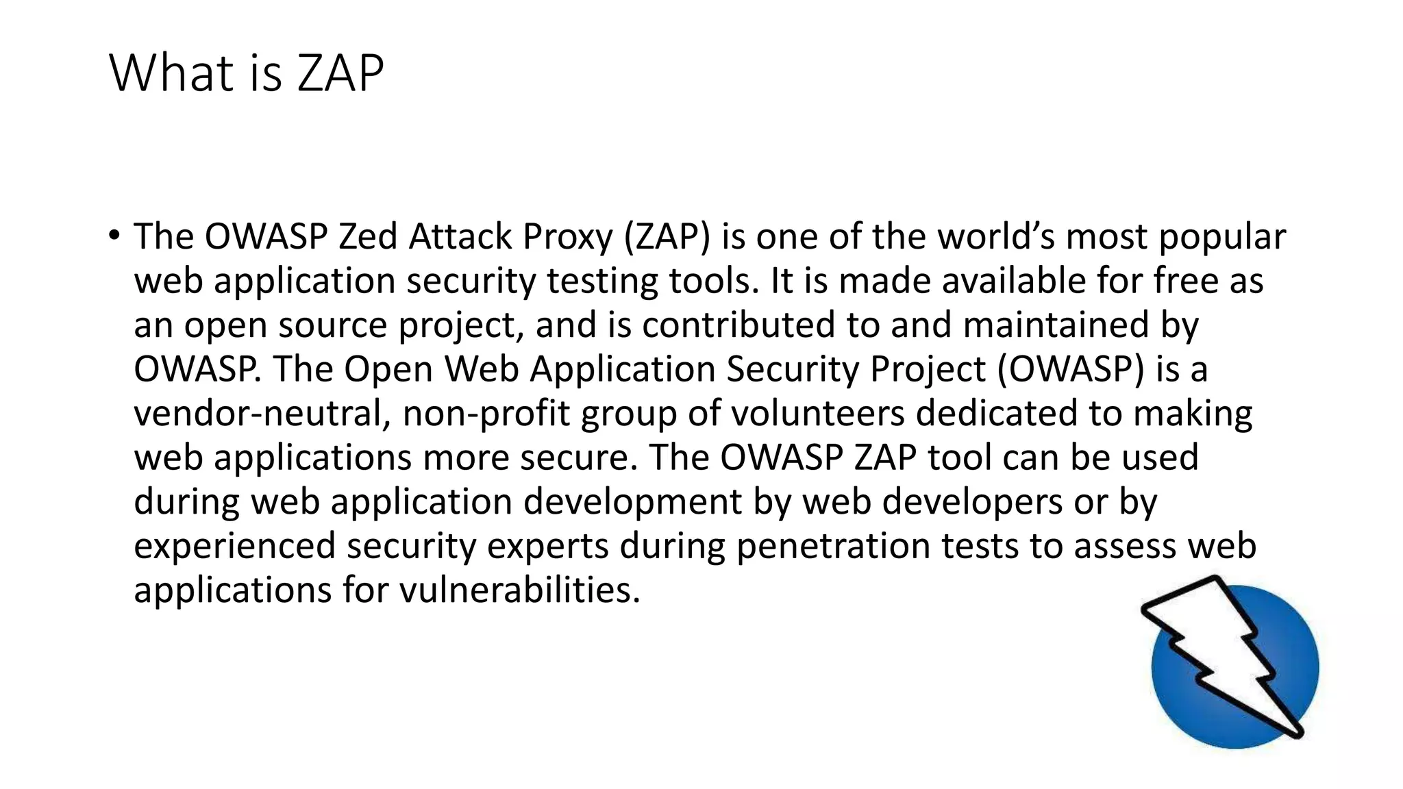Owasp zap | PPTX