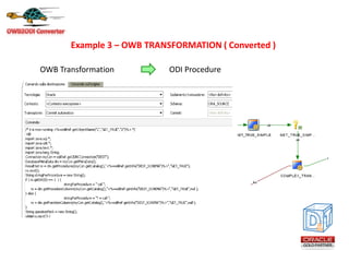 OWB process flow conversion | PDF
