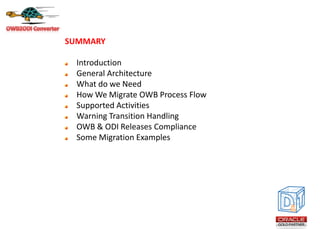 OWB process flow conversion | PDF