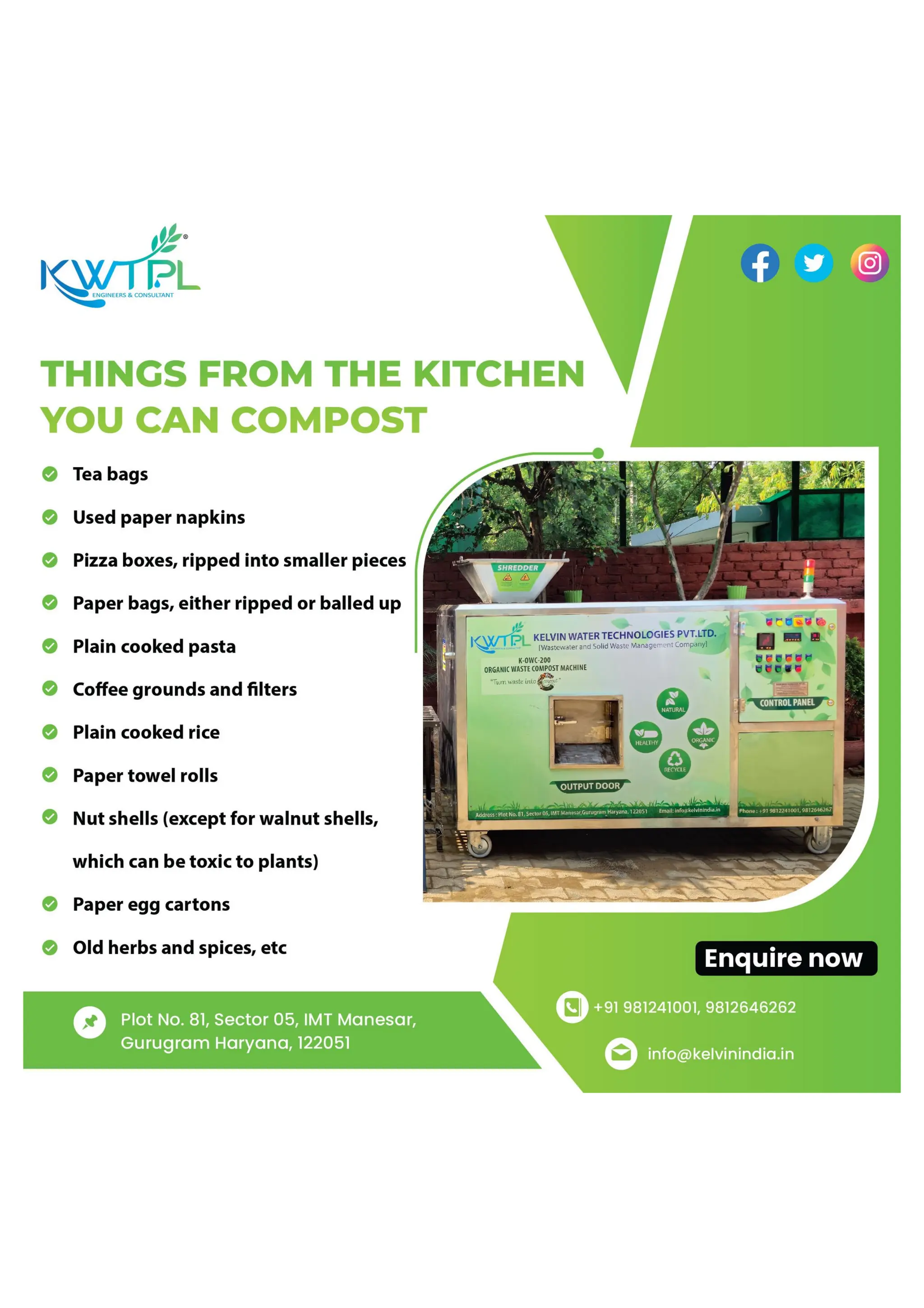 OWC COMPOSTING MACHINE | Organic Waste Compostert | PDF