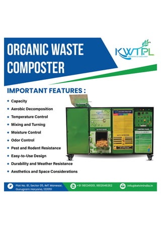OWC COMPOSTING MACHINE | Organic Waste Compostert | PDF