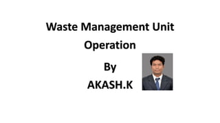 Food waste management Process | PPT