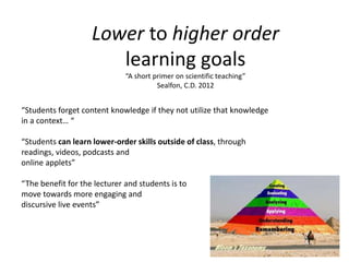 Onderwijsdagen november 2012 | PPT