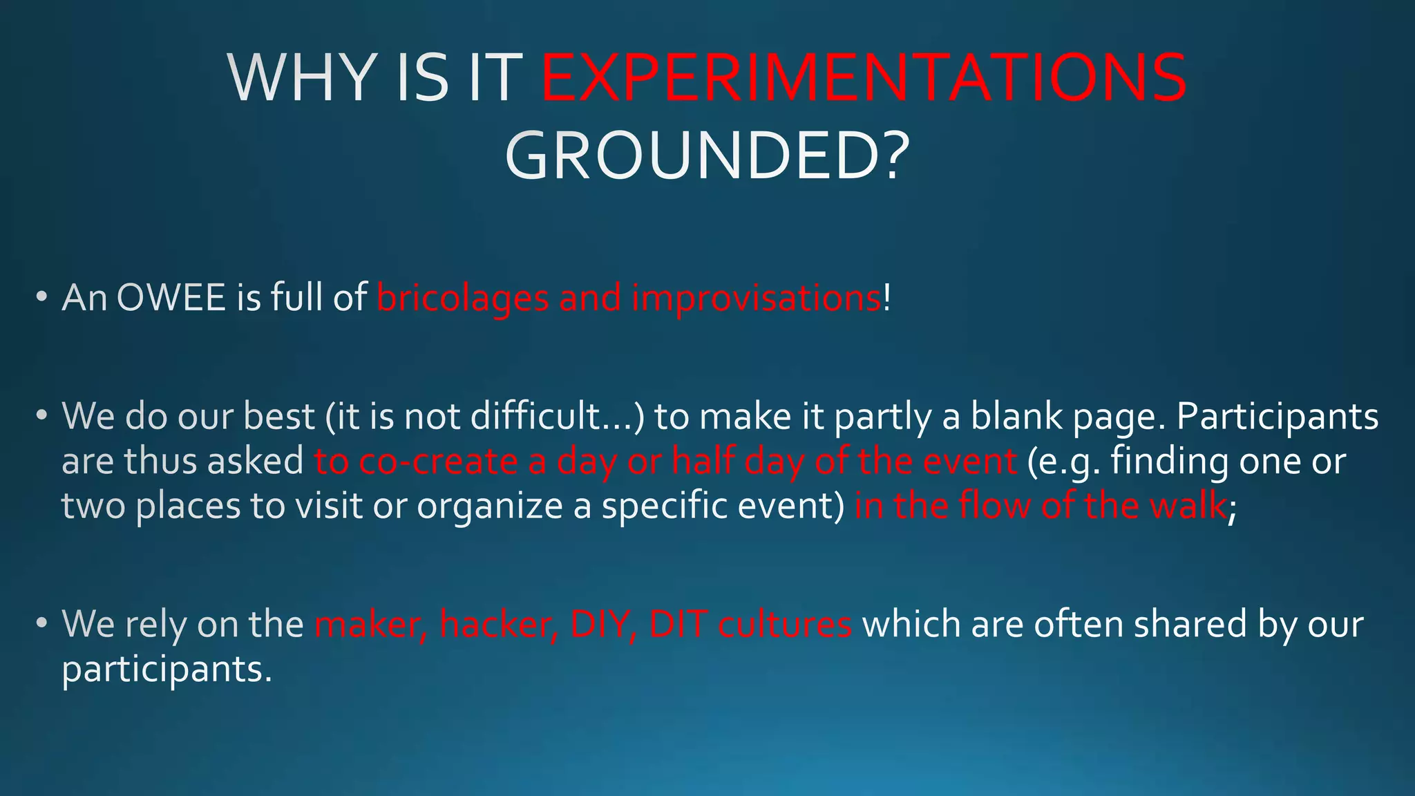 Owee tool kit i what is OWEE | PPT