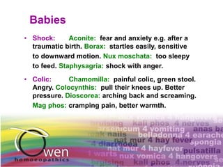 Mother & Baby and Owen Homoeopathics | PPT