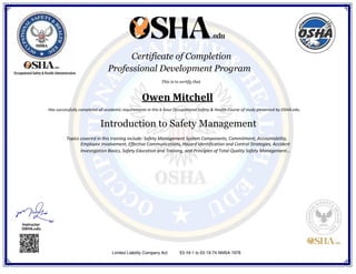 Owen Mitchell _ Osha 48 Hours _ _ Certificate _ OSHA EDU.pdf