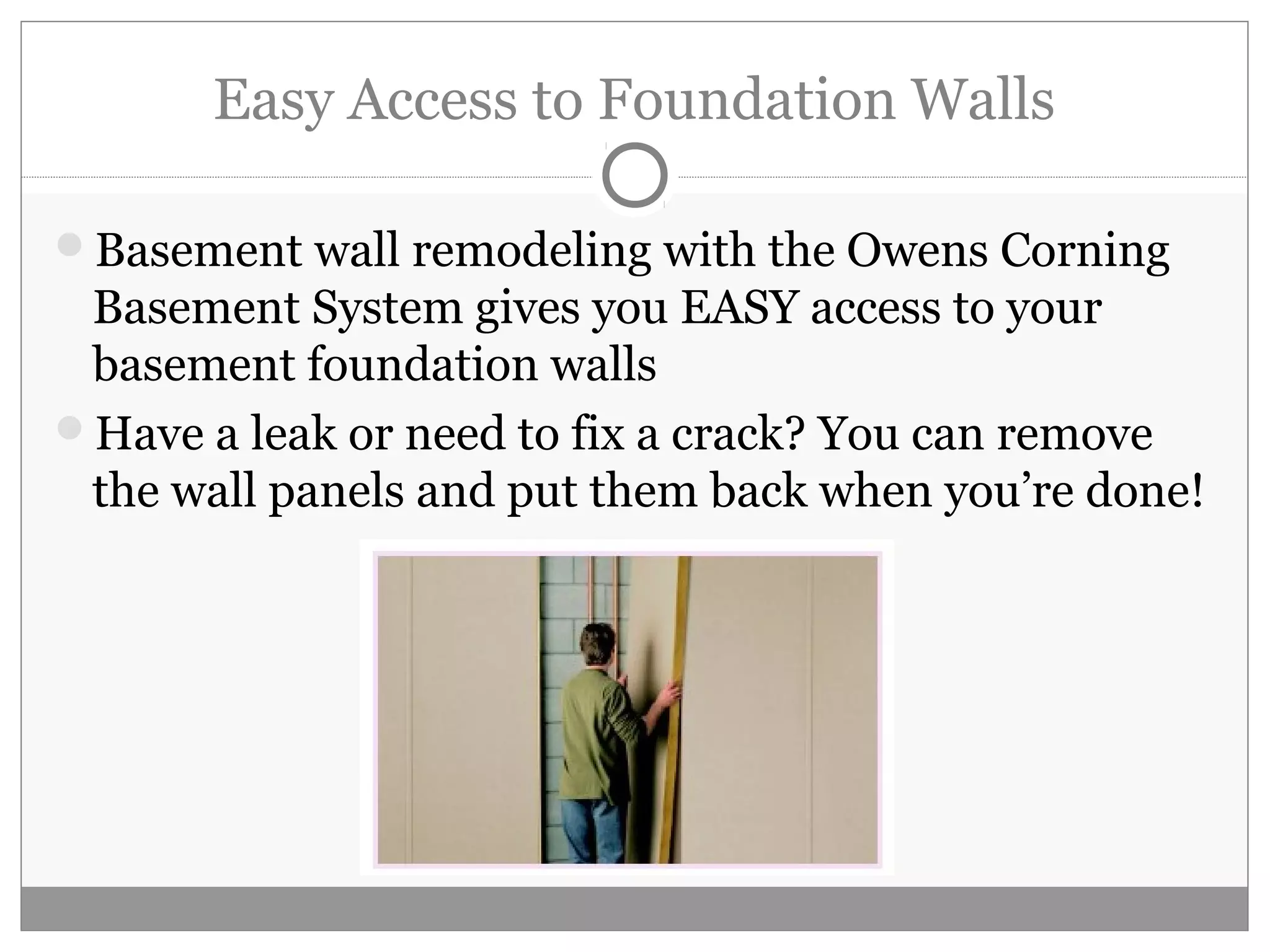 Owens Corning Basement Finishing & Remodeling | PPT