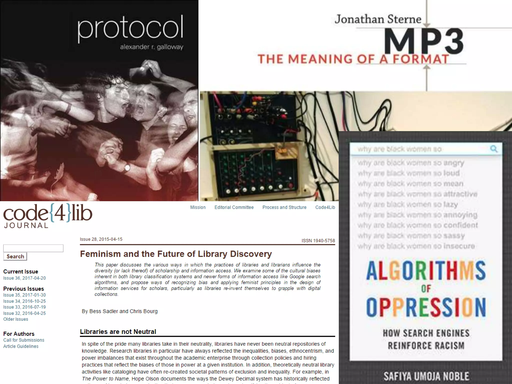 Digital Infrastructures that Embody Library Principles: The IMLS ...