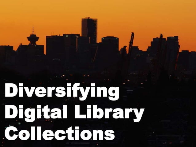 Digital Infrastructures that Embody Library Principles: The IMLS ...