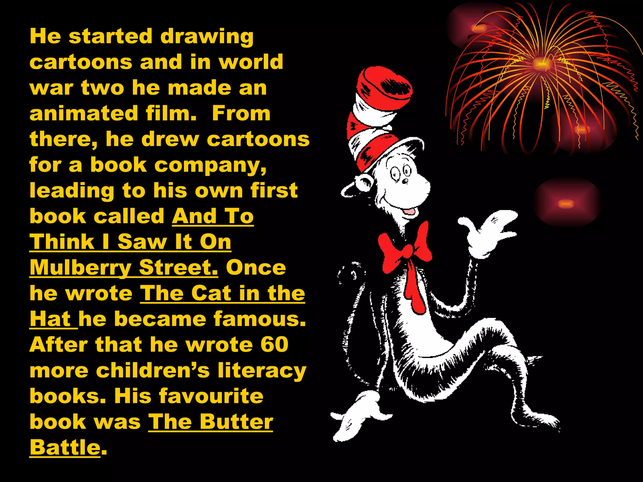 Owen's dr seuss slide show | PPT