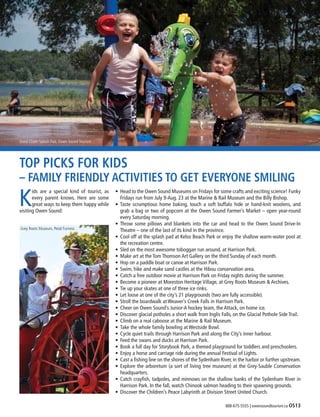 Owen Sound Visitor Guide 2013 | GreyBruceEscape magazine | PDF