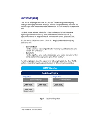Openworld Engine workshop slides | PDF
