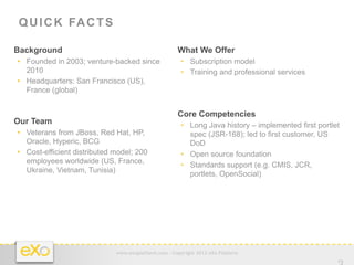 Open World Forum 2012 : eXo & the Cloud | KEY | Cloud Computing | Internet