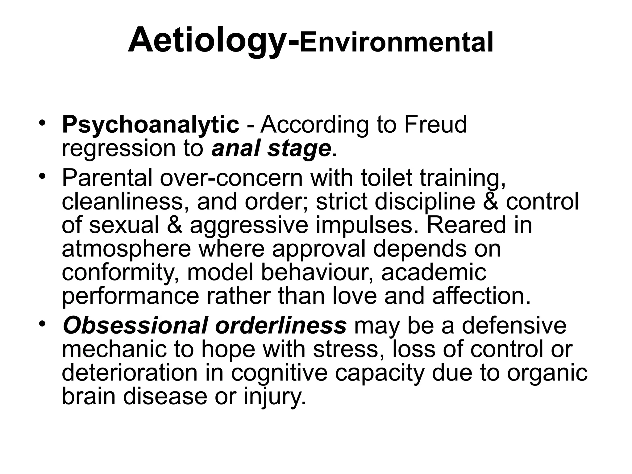 Obsessive compulsive neurosis | PPT