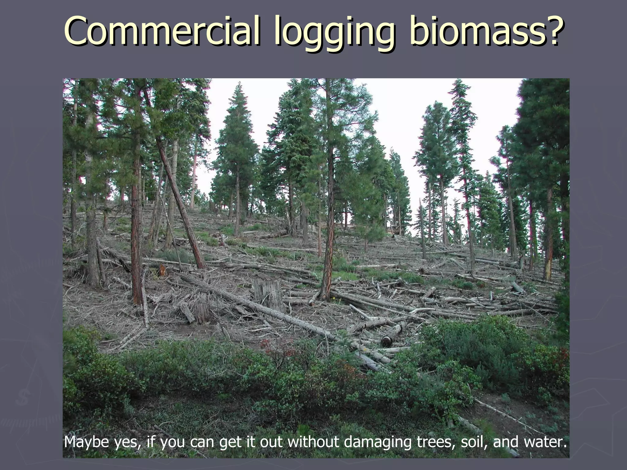 Forest Biomass Presentation | PPT