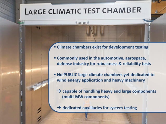Climate chamber tesing of wind turbine components, why? how? and Where ...