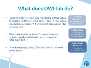 Offshore research measurements & focus on structural health monitoring ...