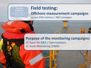 Offshore research measurements & focus on structural health monitoring ...
