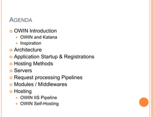 Introduction to OWIN | PPT