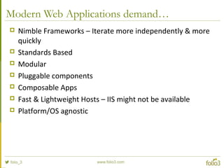 OWIN (Open Web Interface for .NET) | PPT