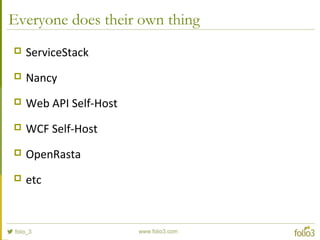 OWIN (Open Web Interface for .NET) | PPT