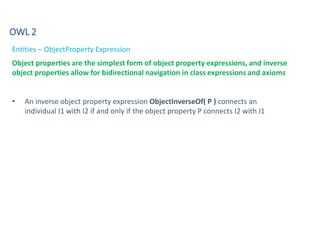 OWL 2 Overview | PPT